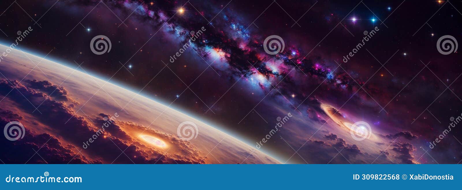 Nice Space Background with Galaxies, Solar Systems, Stars and Planets ...