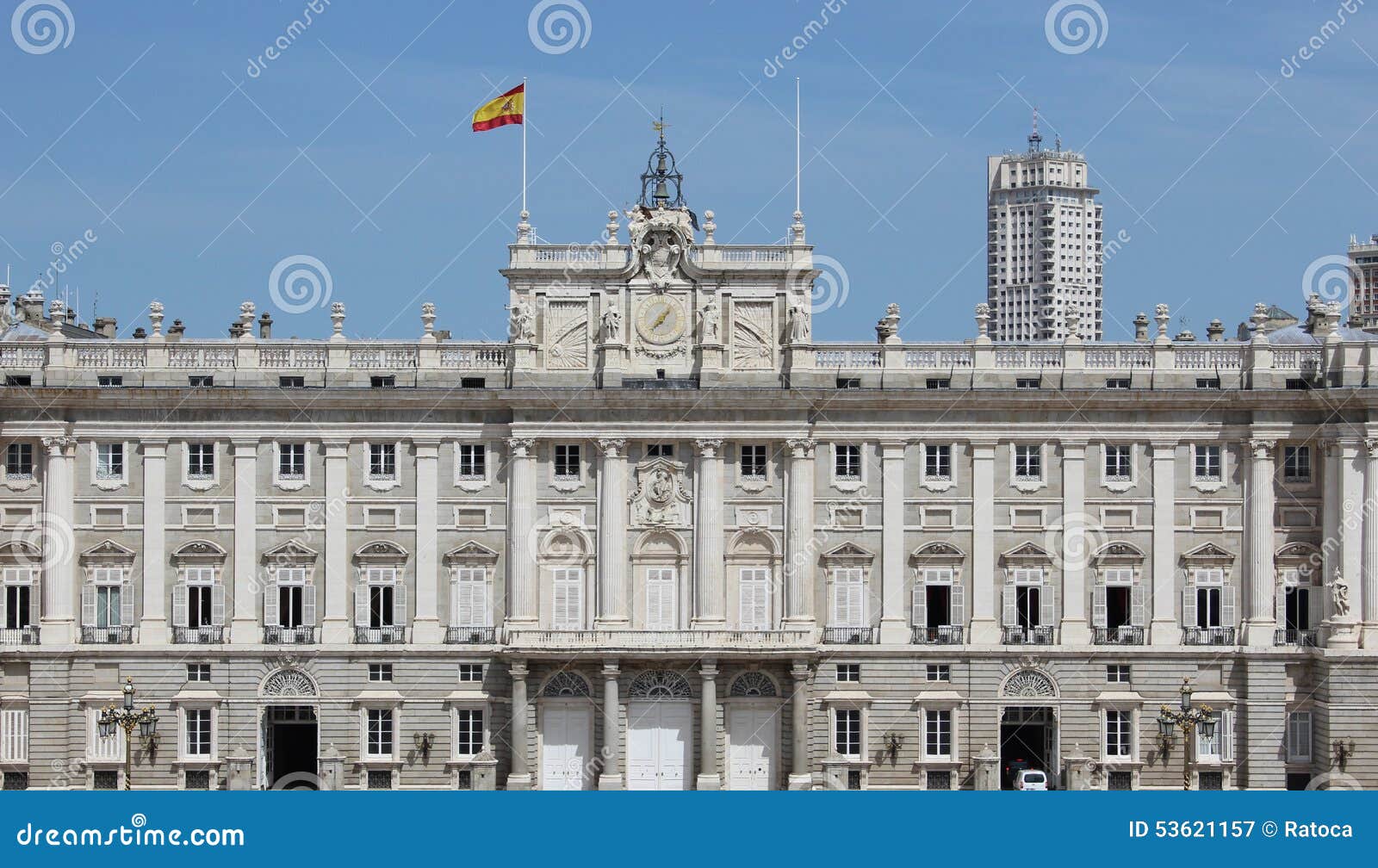 Nice spanish palace stock image. Image of culture, perspective - 53621157