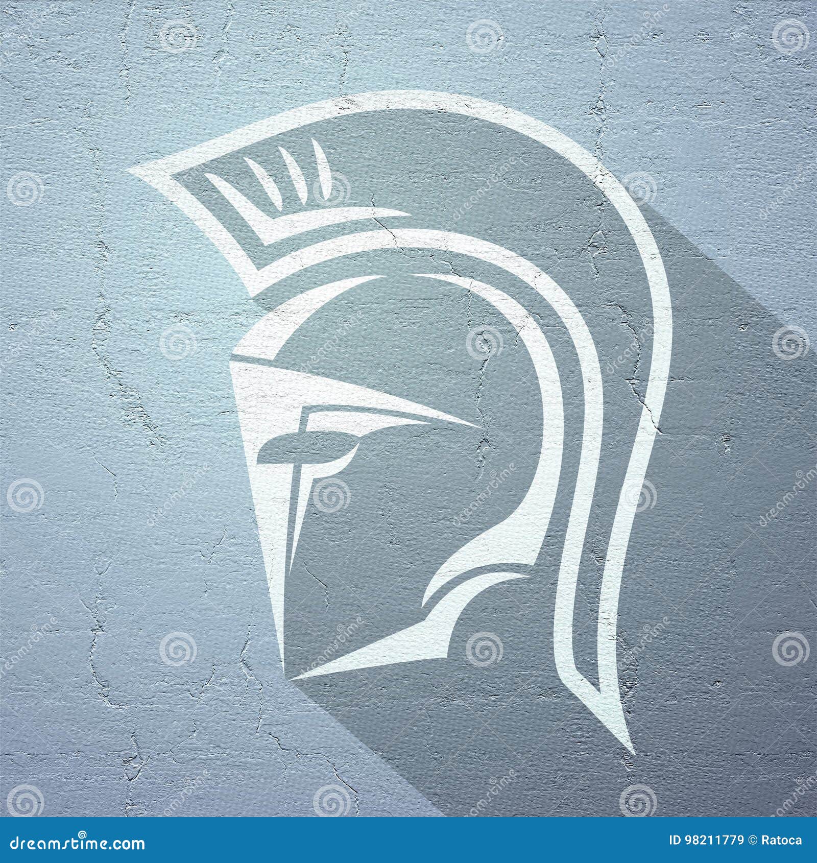 Nice spartan symbol stock image. Image of graphic, vintage - 98211779
