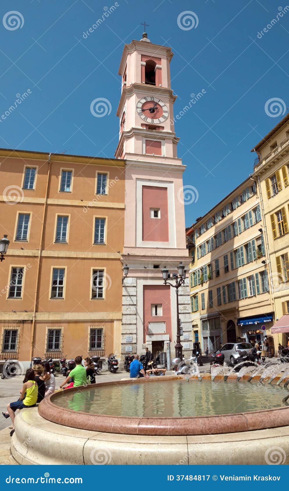 Nice - Square - Place Du Palais Editorial Photography - Image of chapel ...