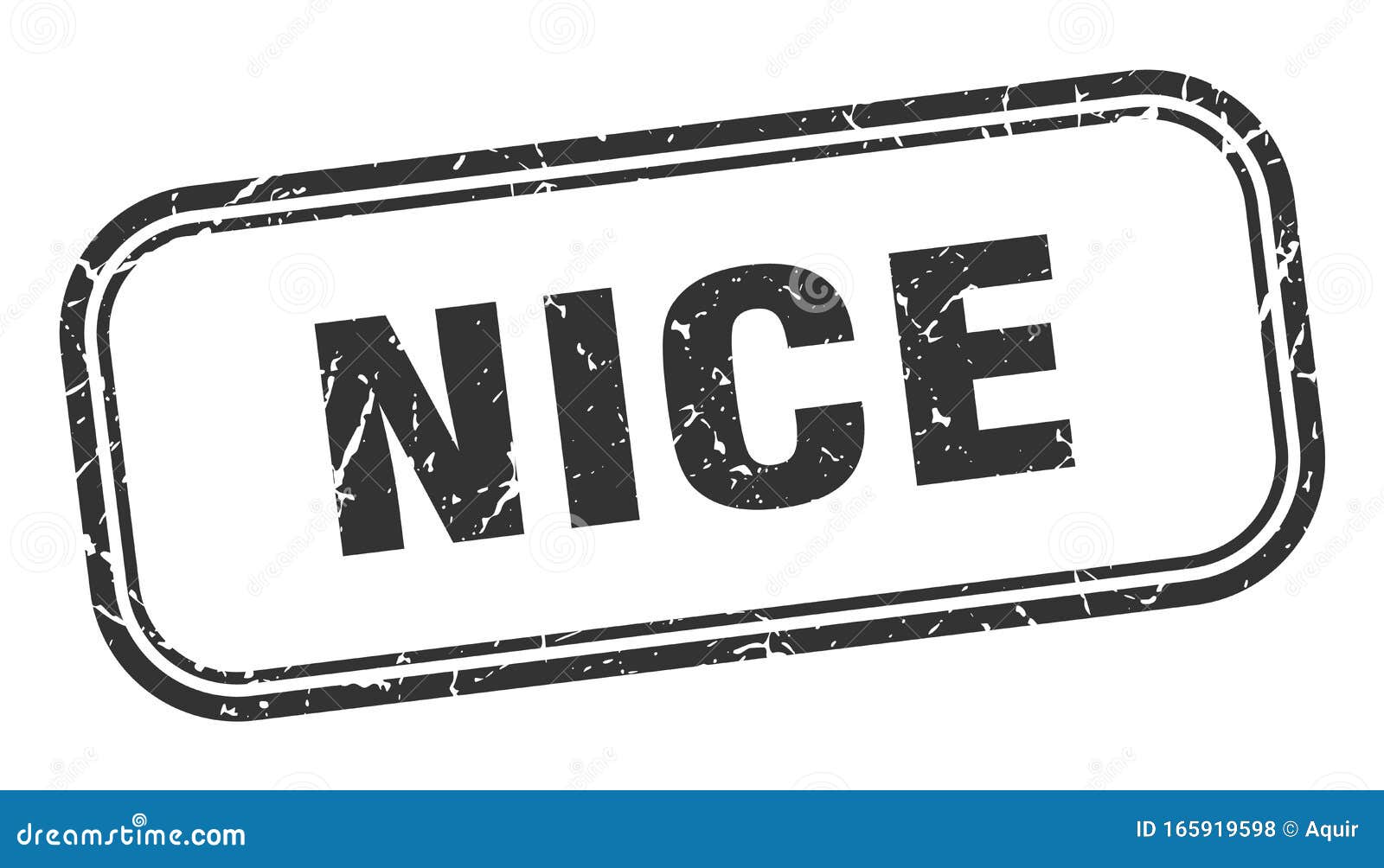 Nice Stamp. Nice Grunge Isolated Sign Stock Vector - Illustration of ...