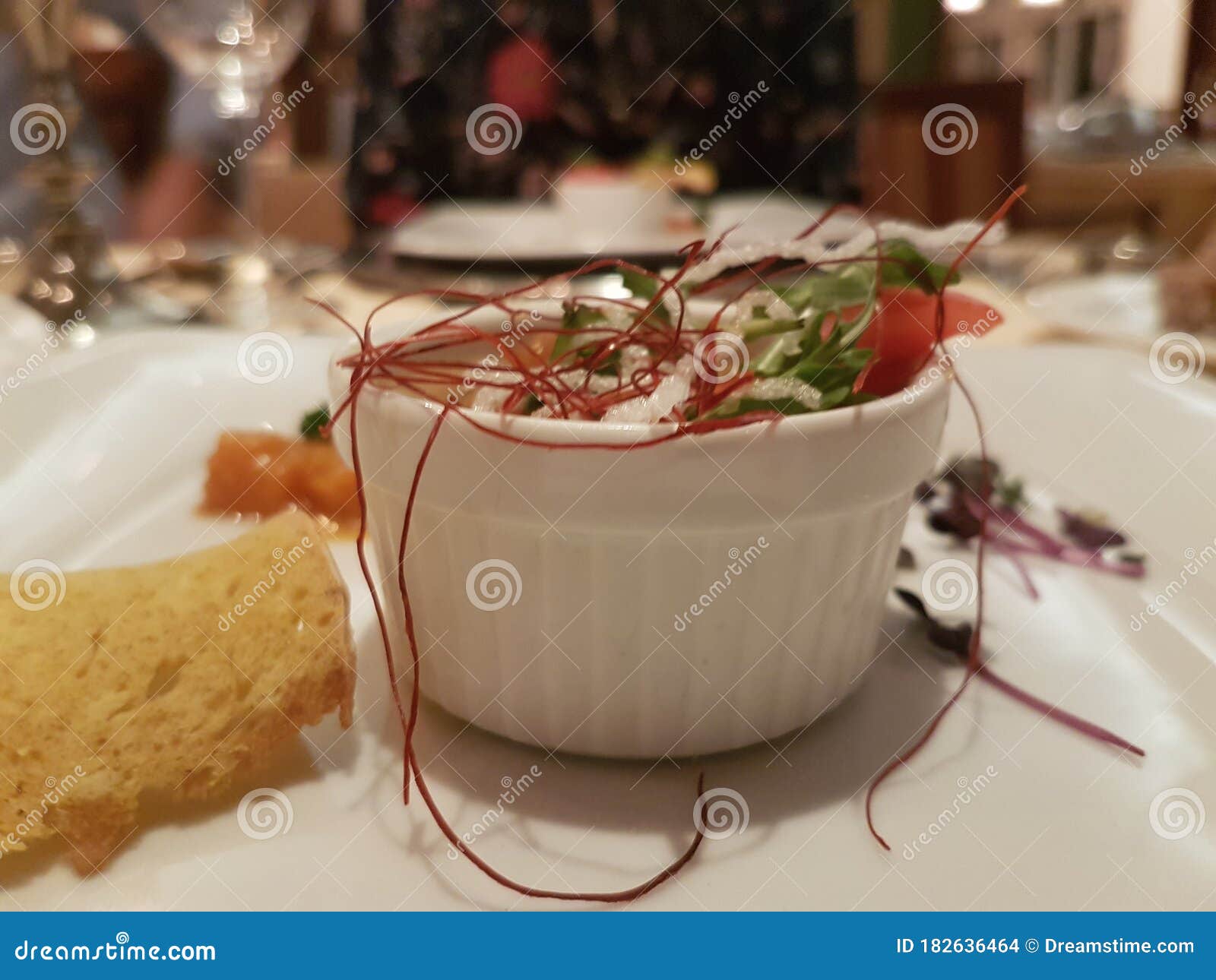 A Nice Starter in a Five Star Hotel Stock Photo - Image of cheese, food ...