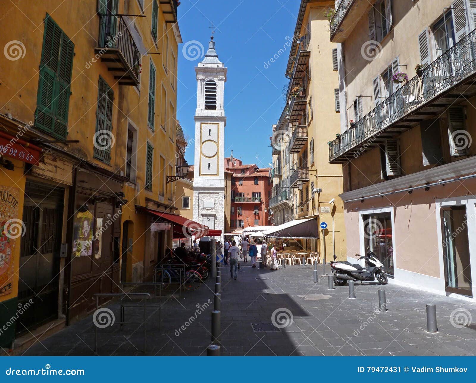 Nice, streets editorial photo. Image of house, center - 79472431