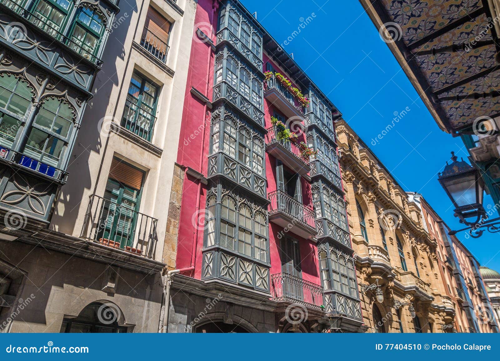 Nice Streets of Bilbao in Basque Country Spain Editorial Image - Image ...