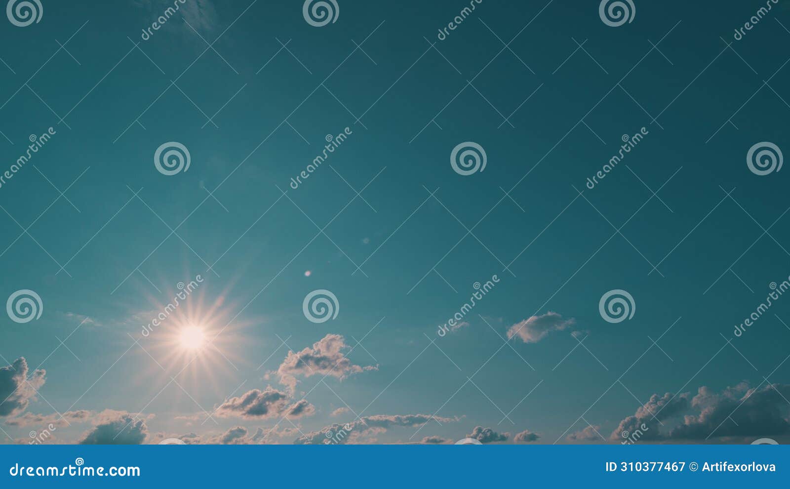 Nice Sun Beam Shining with Clouds Sky. Sky Clouds,Sky with Clouds and ...