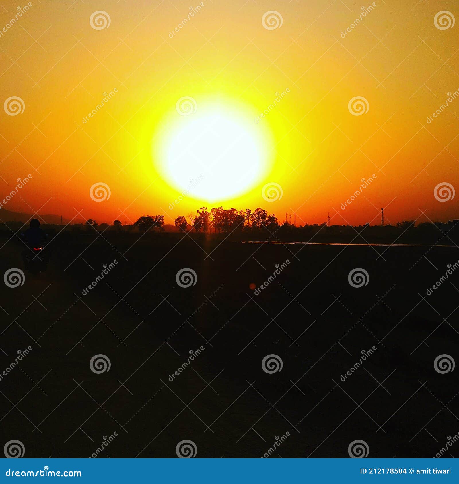 Nice Sun Sat Pic in Evening Time Stock Photo - Image of time, nice ...