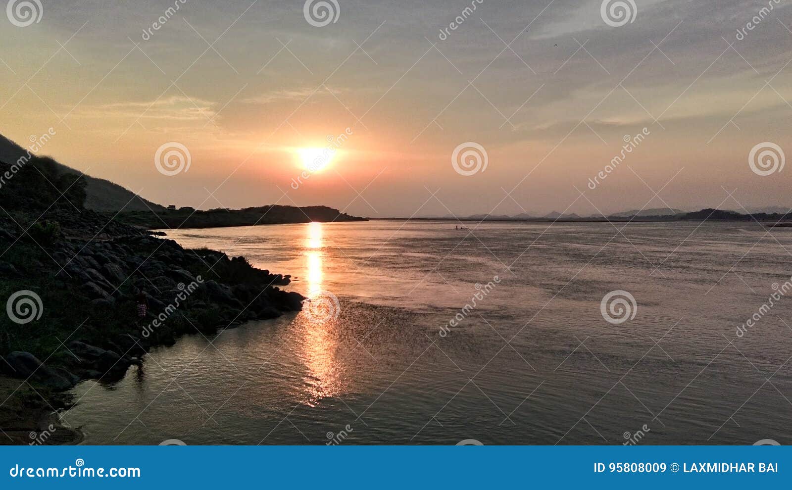 Nice Sun set stock image. Image of village, nice - 95808009