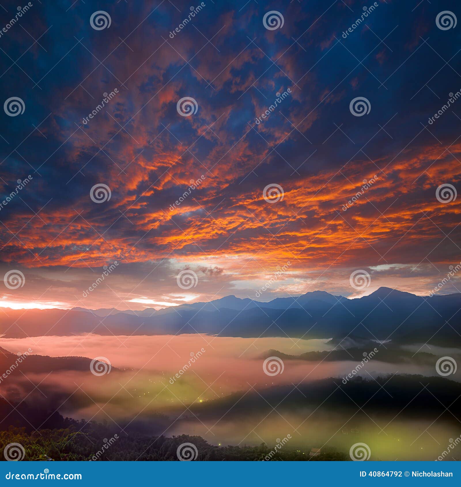 Nice sunrise stock photo. Image of dawn, dusk, heaven - 40864792