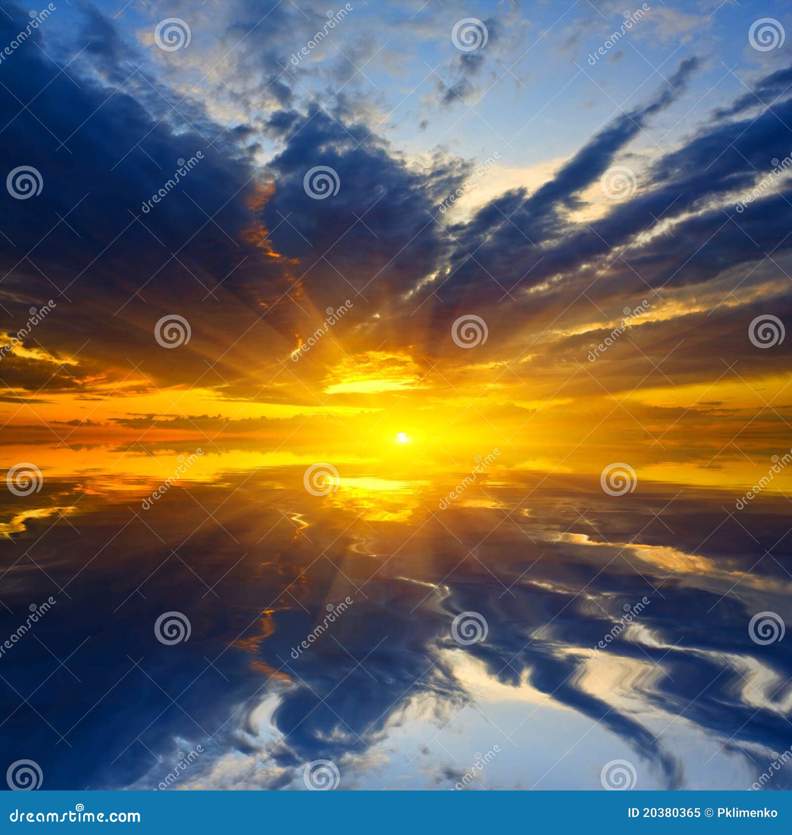 Nice sunset stock image. Image of dramatic, horizon, lake - 20380365