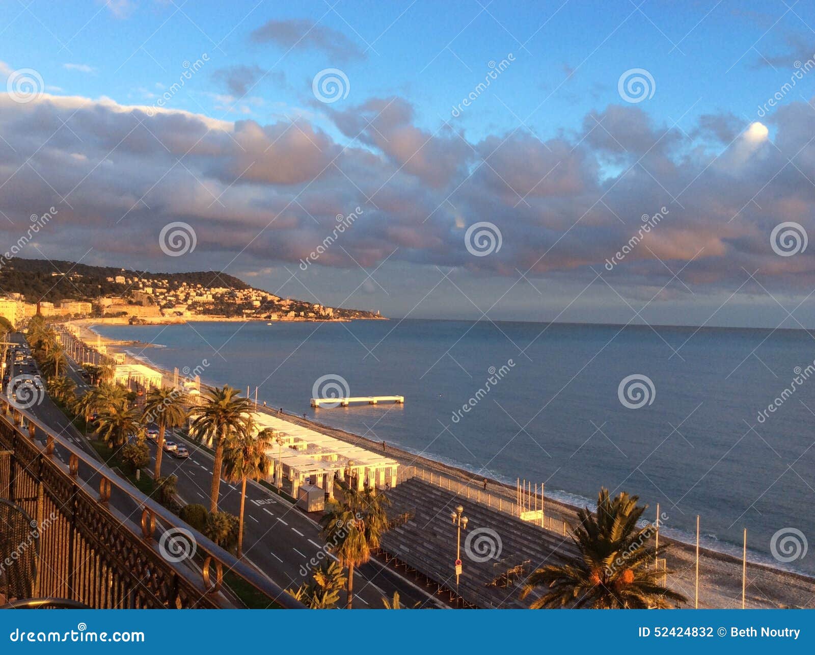 Nice at sunset stock photo. Image of nice, looking, sunset - 52424832