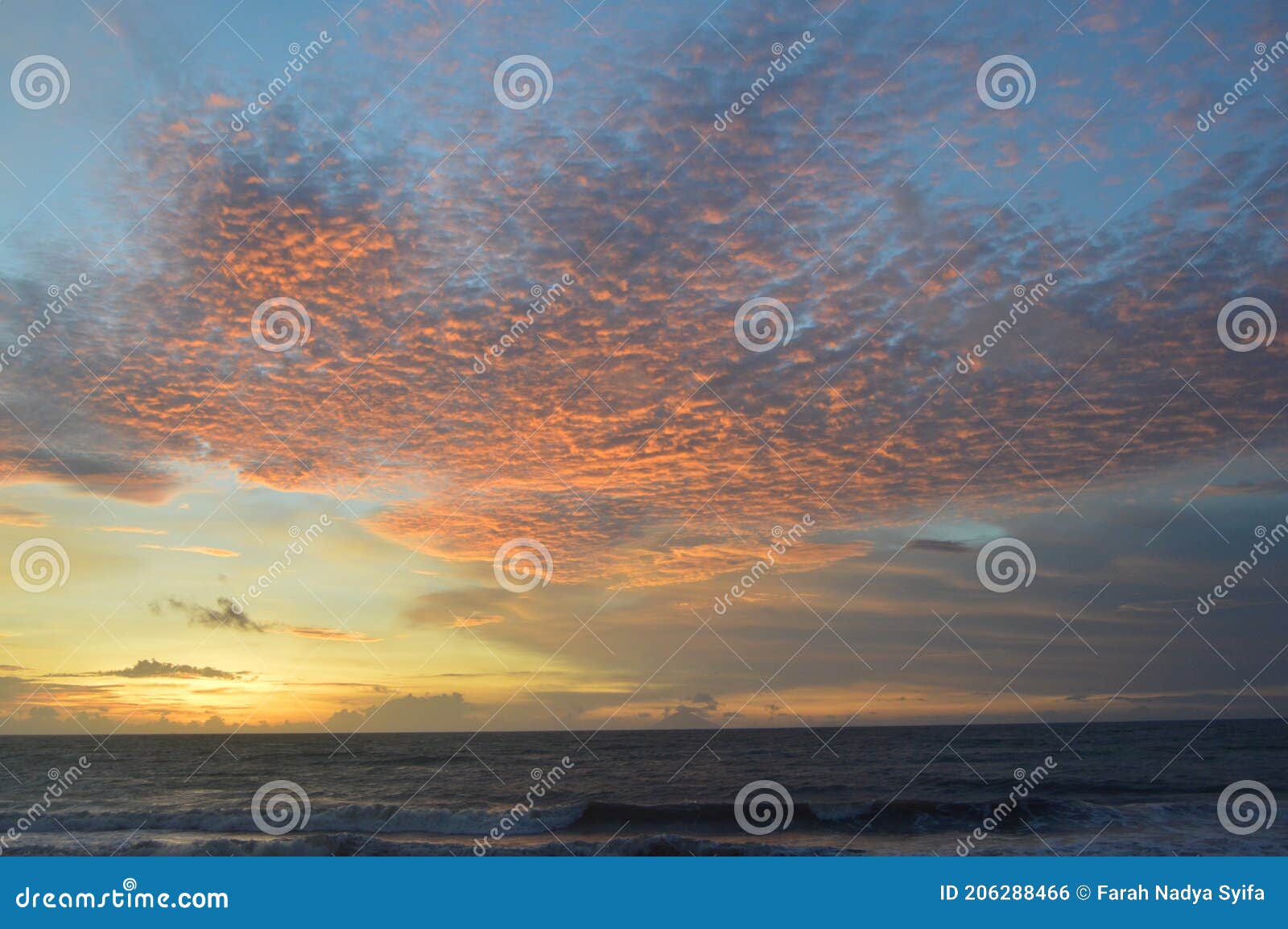 Nice Sunset View stock photo. Image of view, banten - 206288466