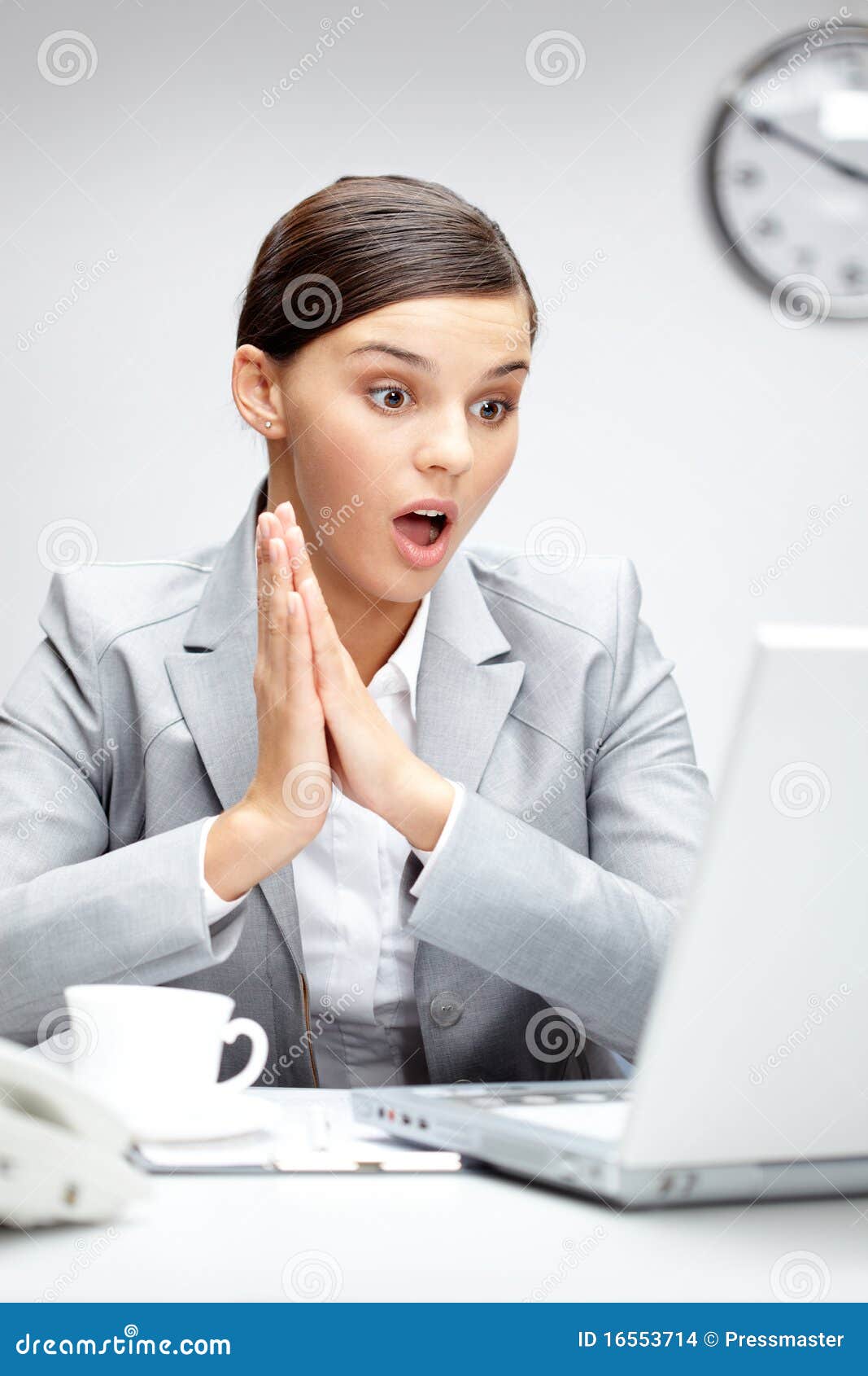 Nice surprise stock photo. Image of office, confident - 16553714