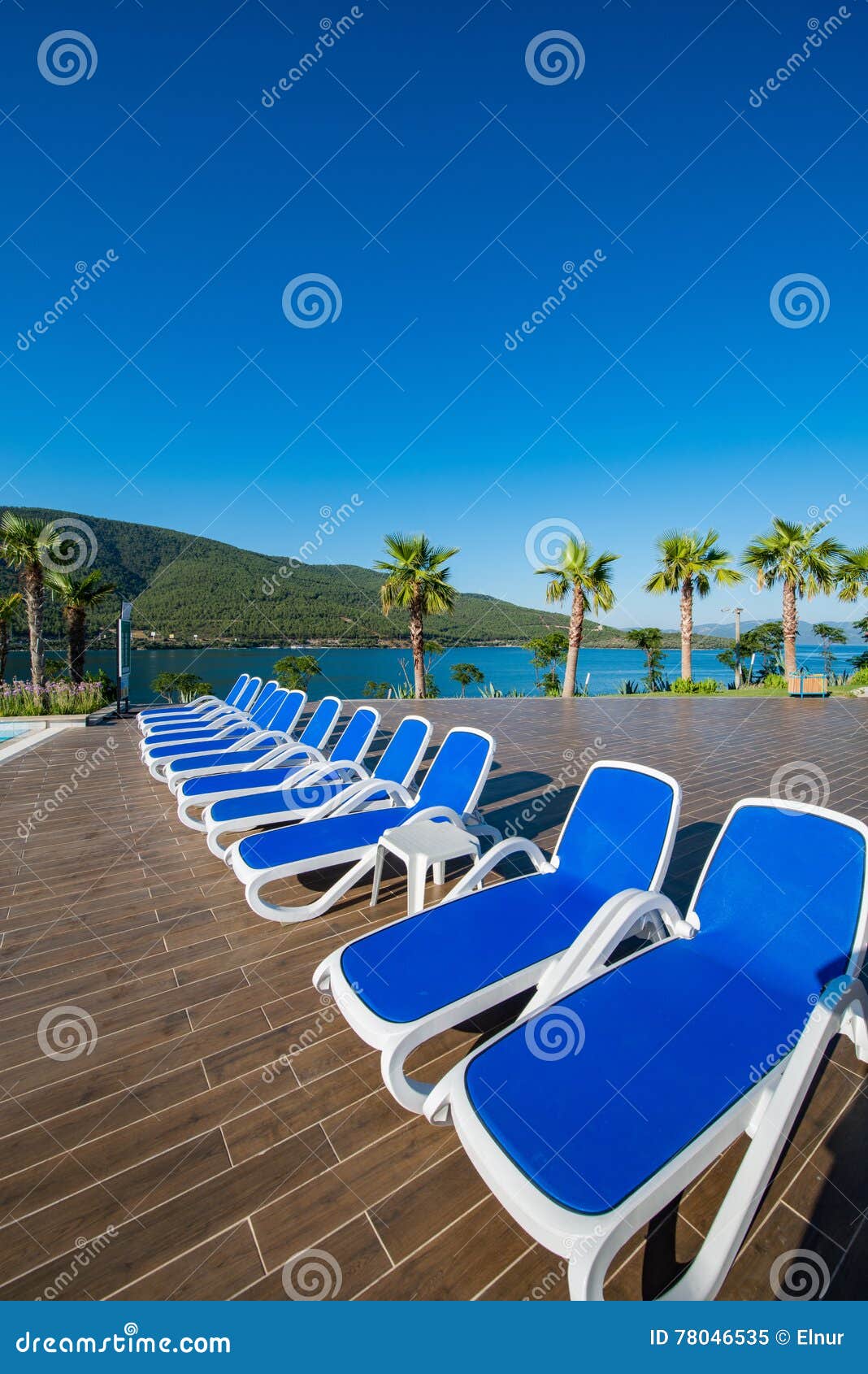 The Nice Swimming Pool Outdoors on Bright Summer Day Stock Image ...