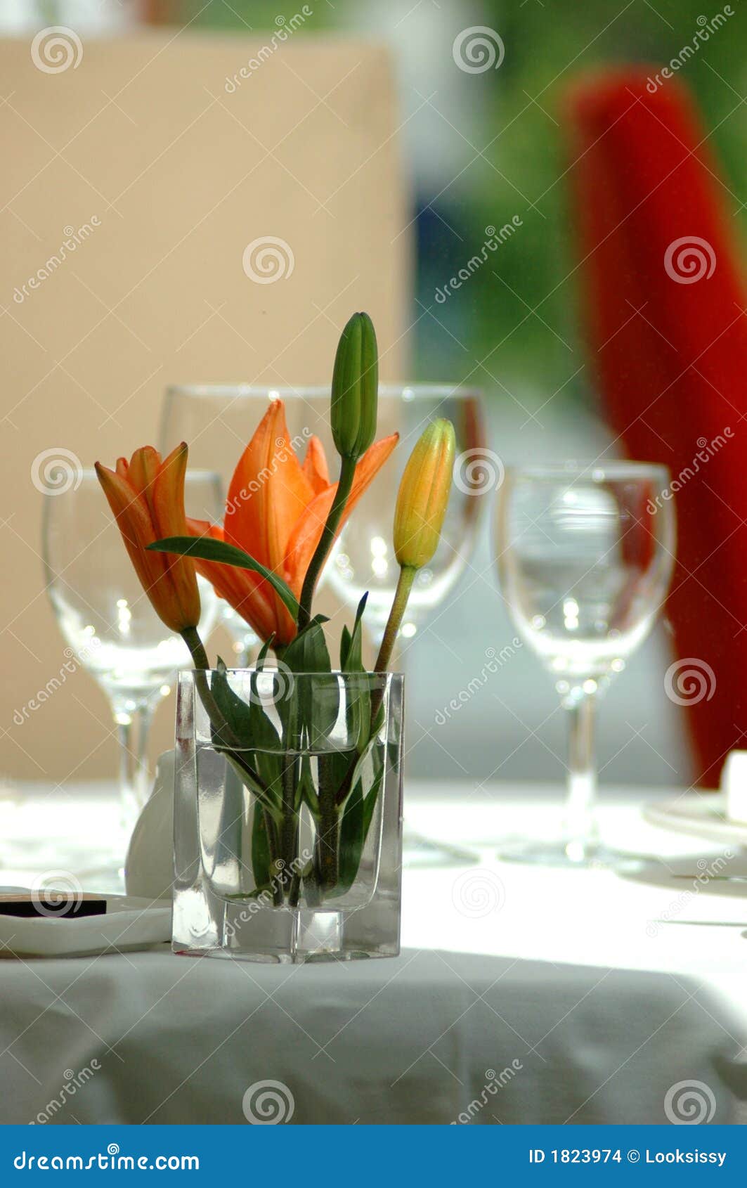 Nice on Table in a Restaurant Stock Photo - Image of restaurant, glass ...