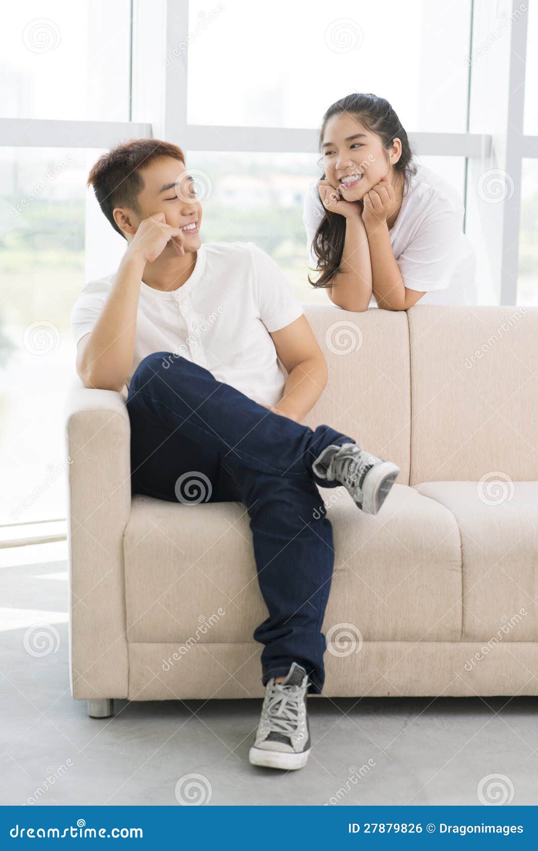 Nice talk stock photo. Image of male, idyll, conversation - 27879826