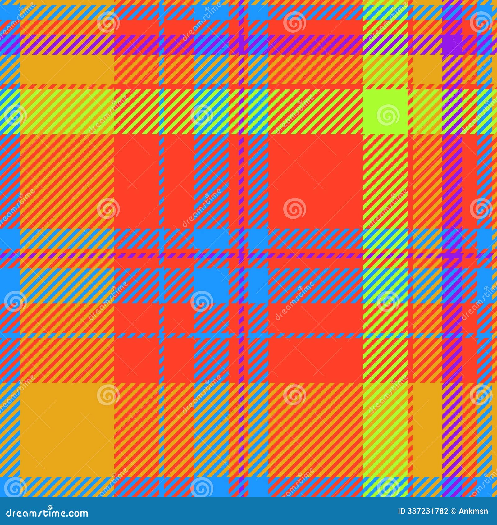 Nice Tartan Seamless Pattern, British Textile Fabric Check. Realistic ...