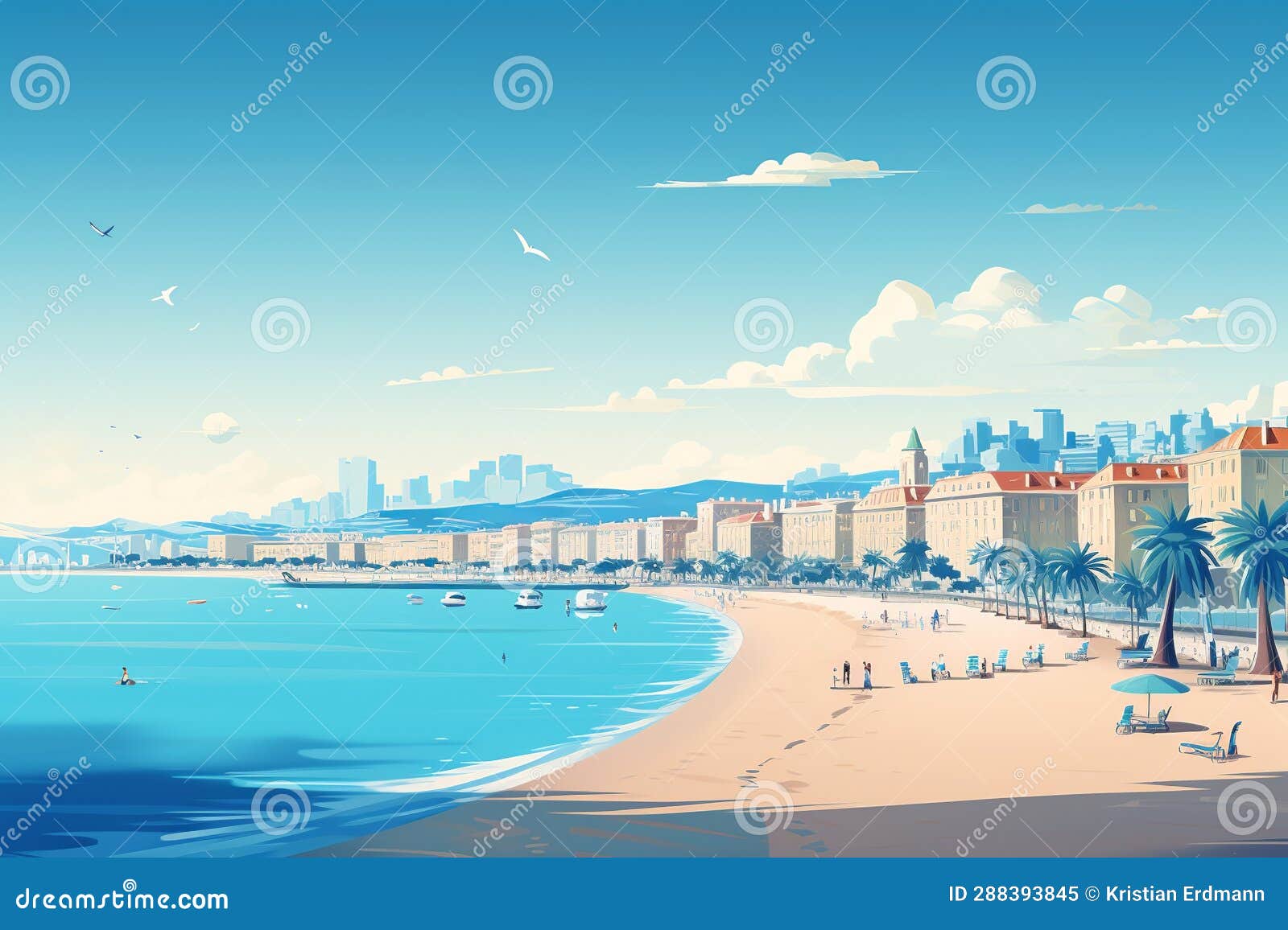 Nice Techscape: Digital Glimpse Of The French Riviera Royalty-Free ...