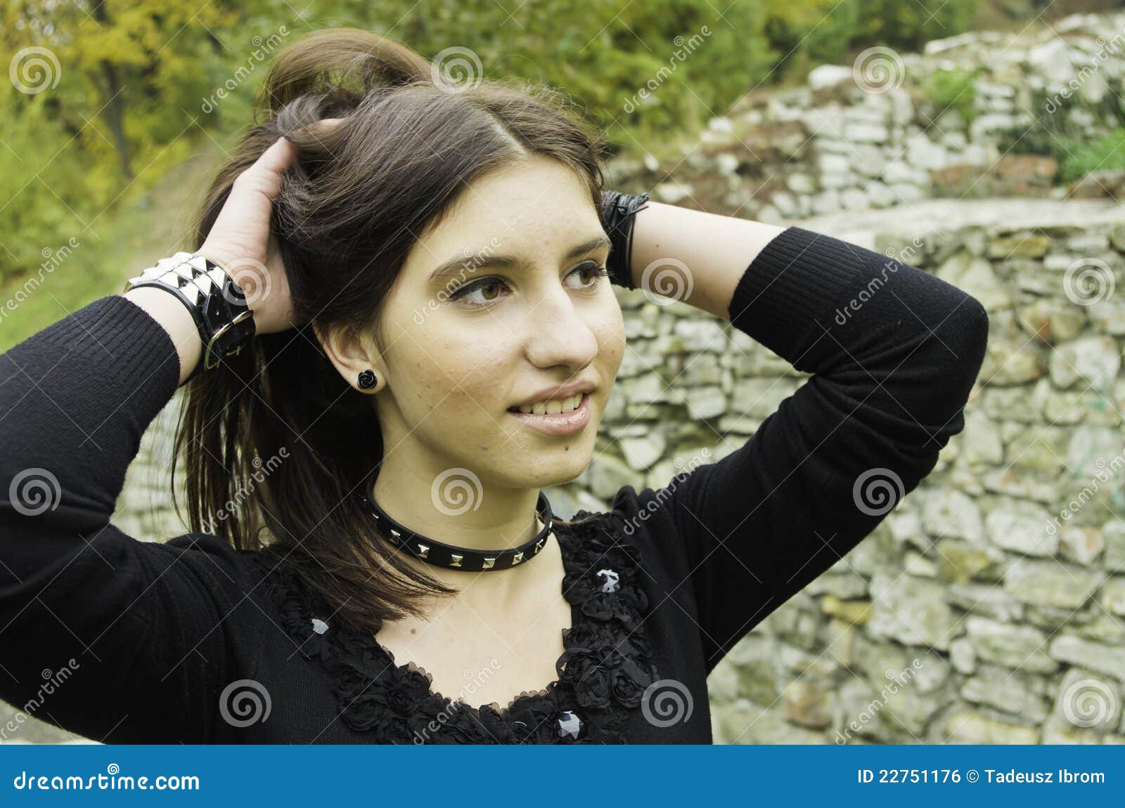 Nice teen stock photo. Image of beauty, beautiful, hairstyle - 22751176