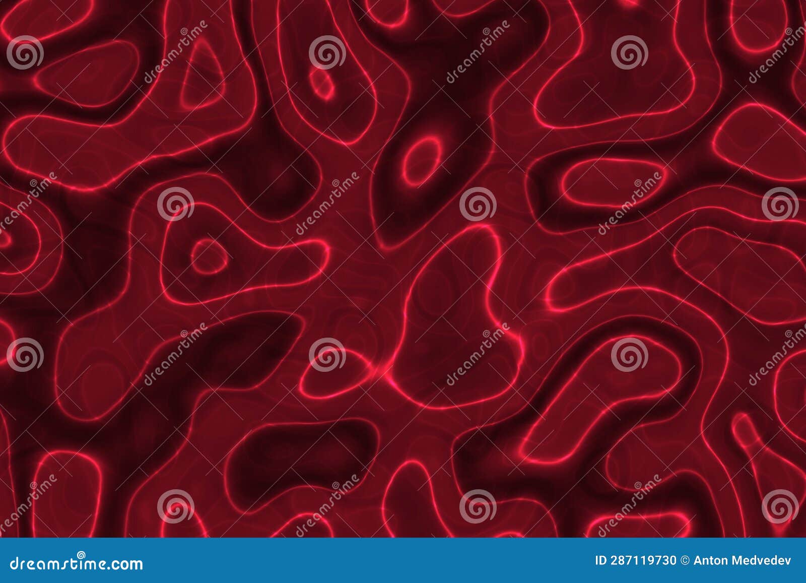 Nice Template with Fluent Shapes Computer Art Background Illustration ...