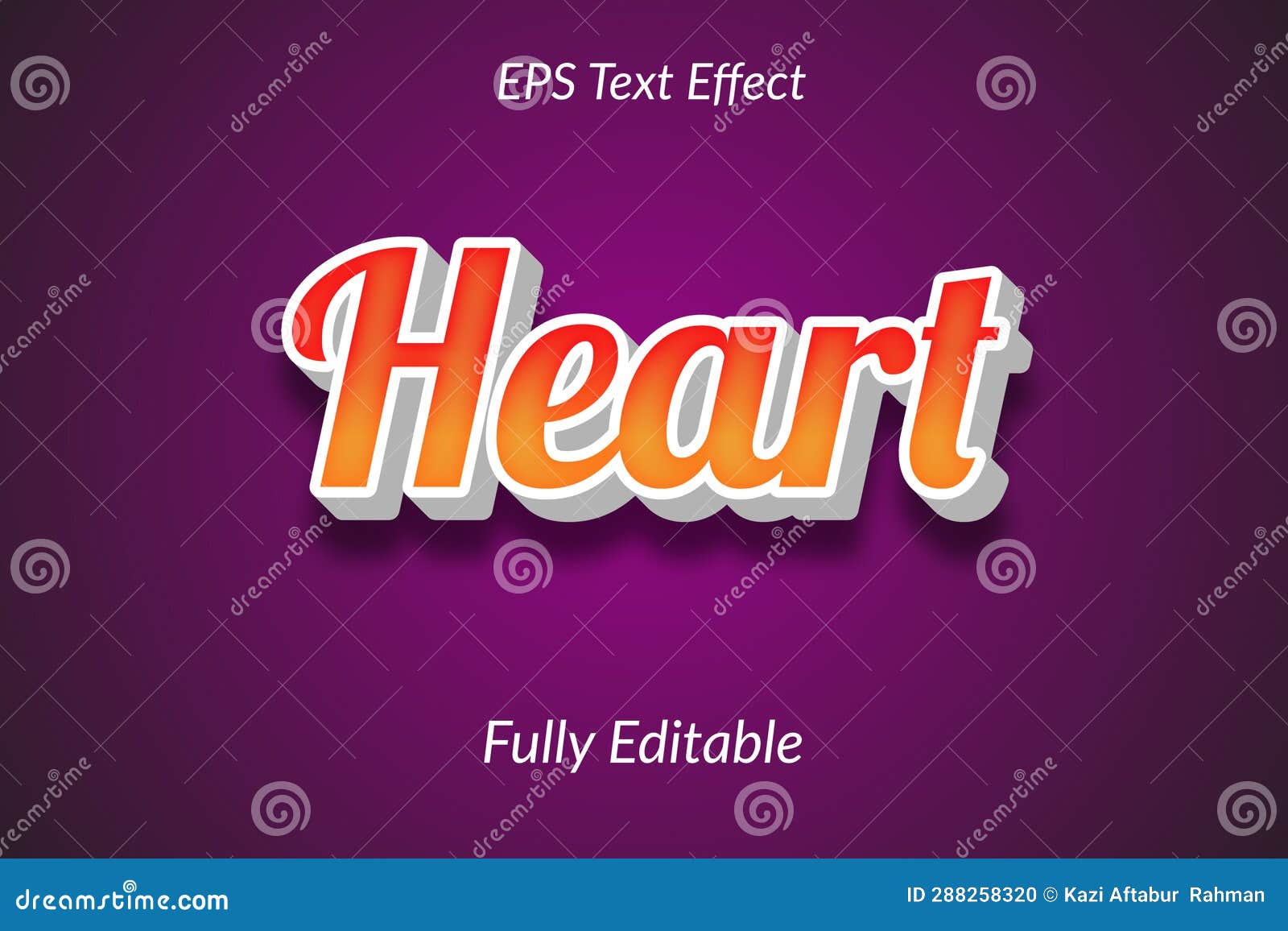 Nice text effect design stock illustration. Illustration of purple ...
