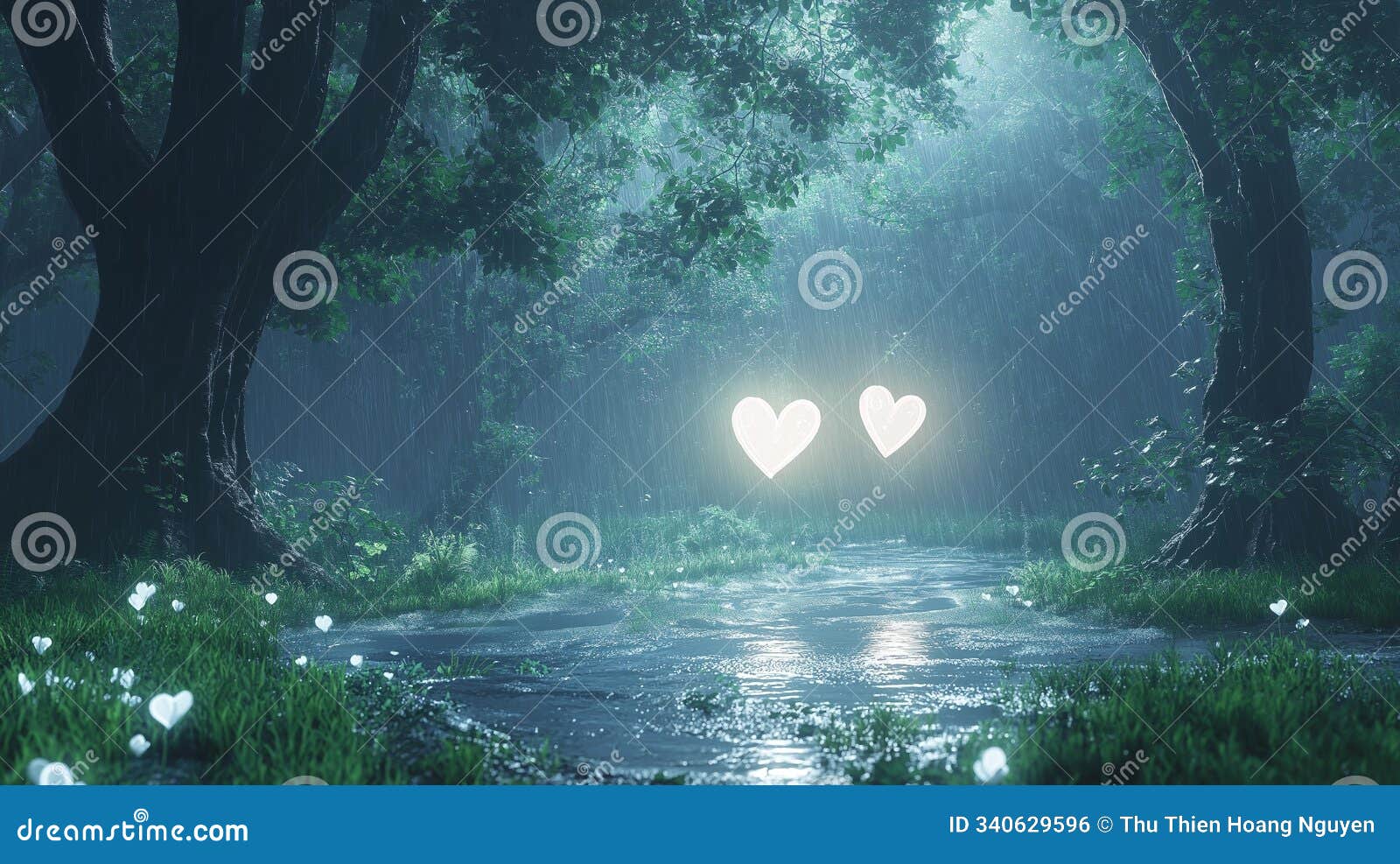 Nice Theme Anime Background Stock Photo - Image of autumn, background ...