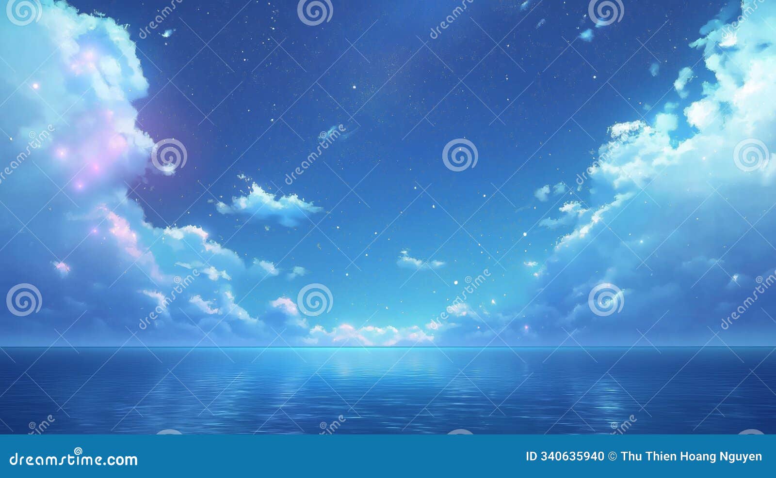 Nice Theme Anime Background Stock Photo - Image of cloud, space: 340635940