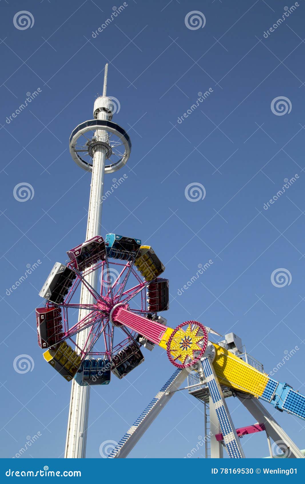 Nice Thrill Rides at State Fair of Texas Dallas Editorial Image - Image ...