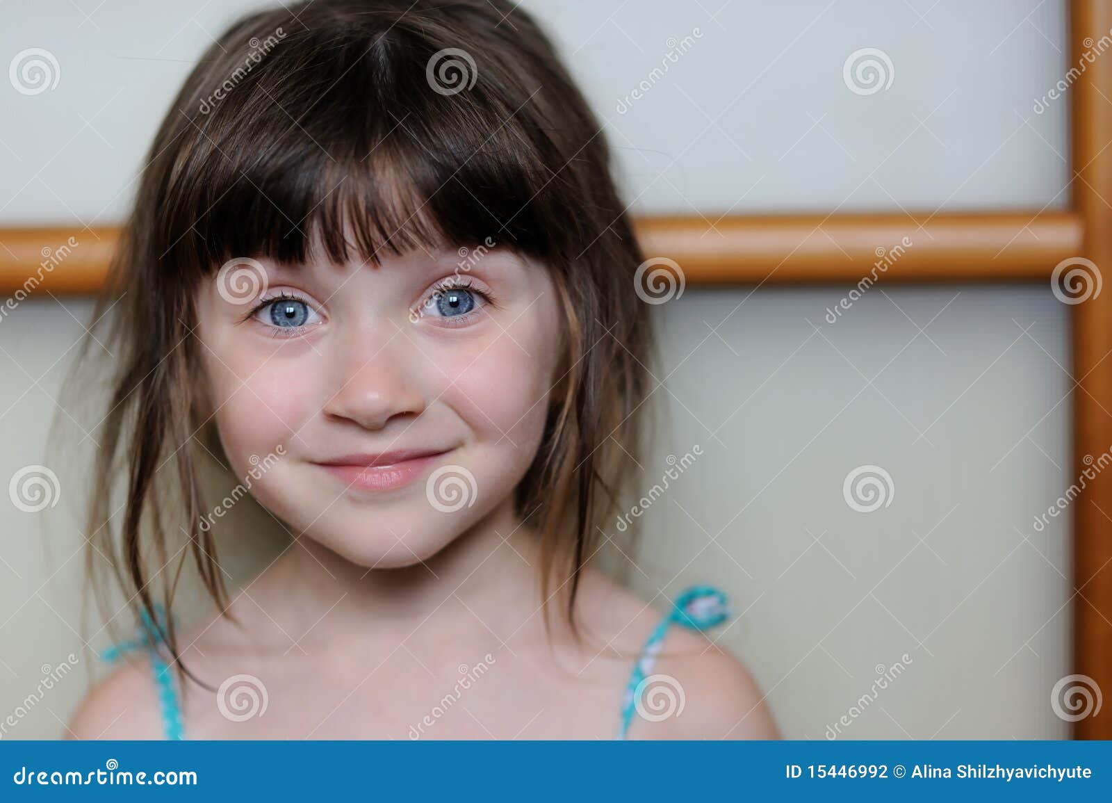 Nice Toddler Girl Looking at the Camera Stock Photo - Image of funny ...