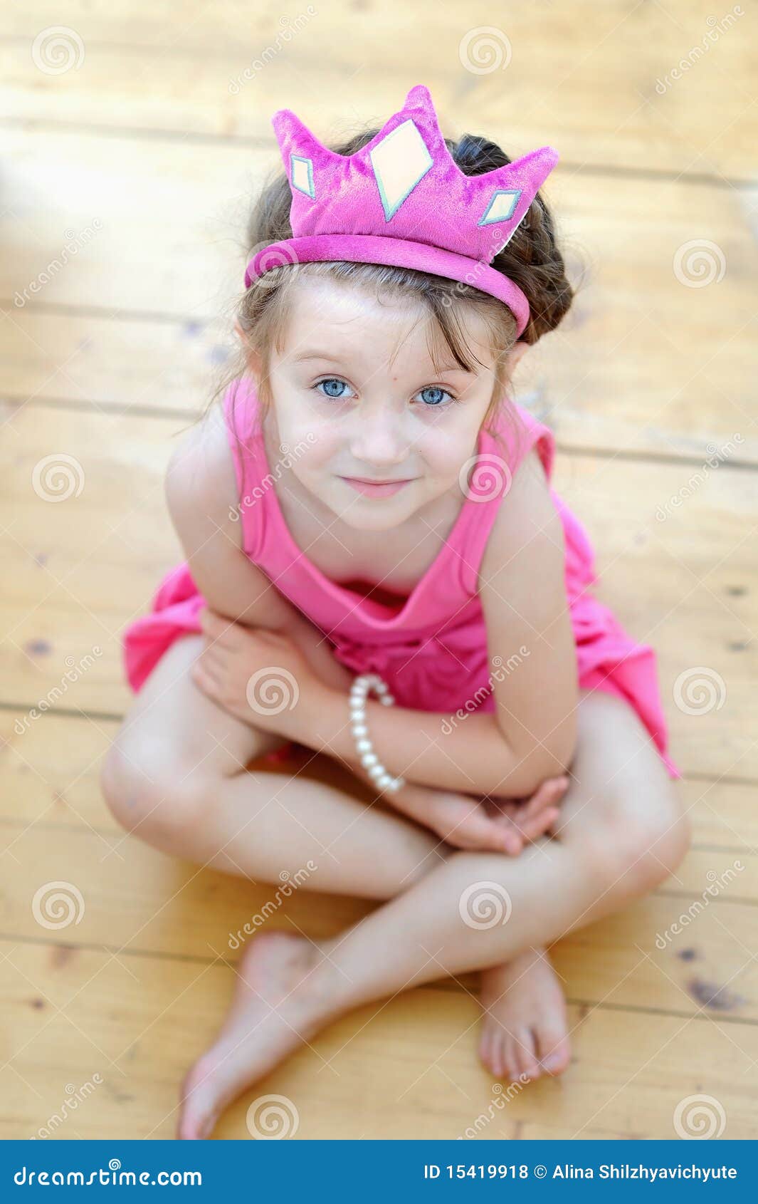Nice Toddler Girl In Tiara Stock Photography | CartoonDealer.com #15419918