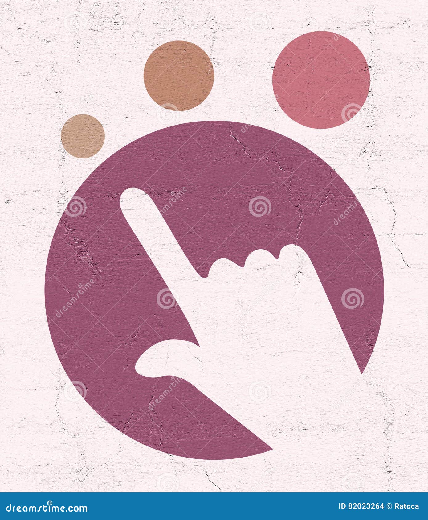 Nice touch sign stock illustration. Illustration of icon - 82023264