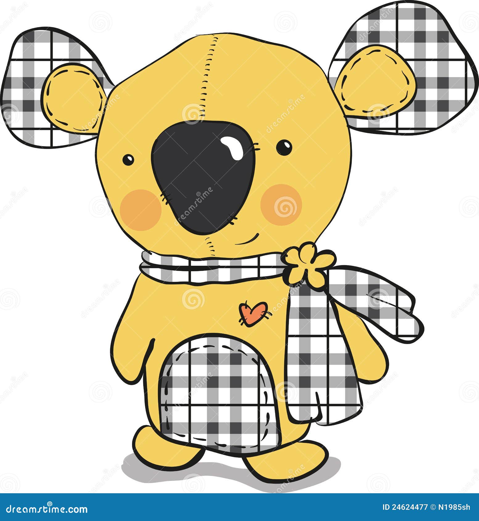 Nice toy koala stock vector. Illustration of tissue, paws - 24624477