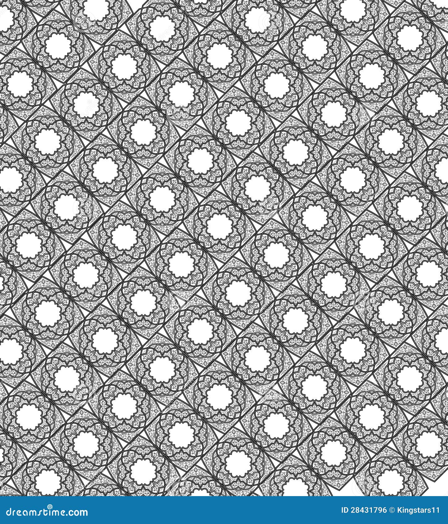 Nice Traditional Islamic Seamless Pattern Stock Illustration ...