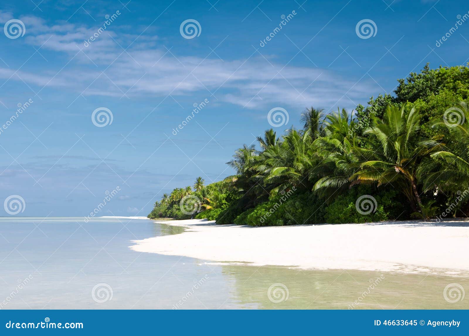 Nice tropical island beach stock image. Image of lagoon - 46633645