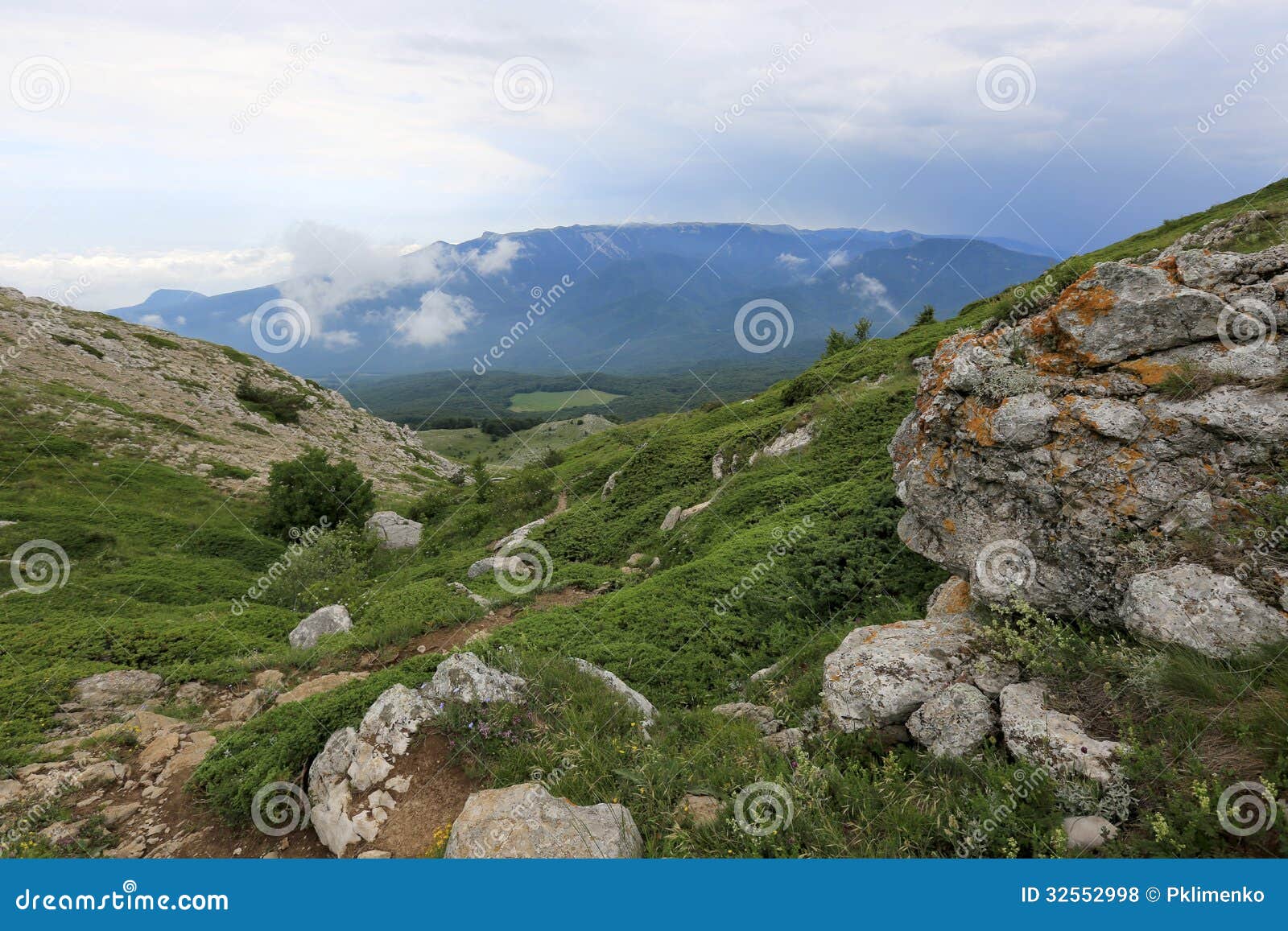 Nice valley in mountains stock photo. Image of landscape - 32552998