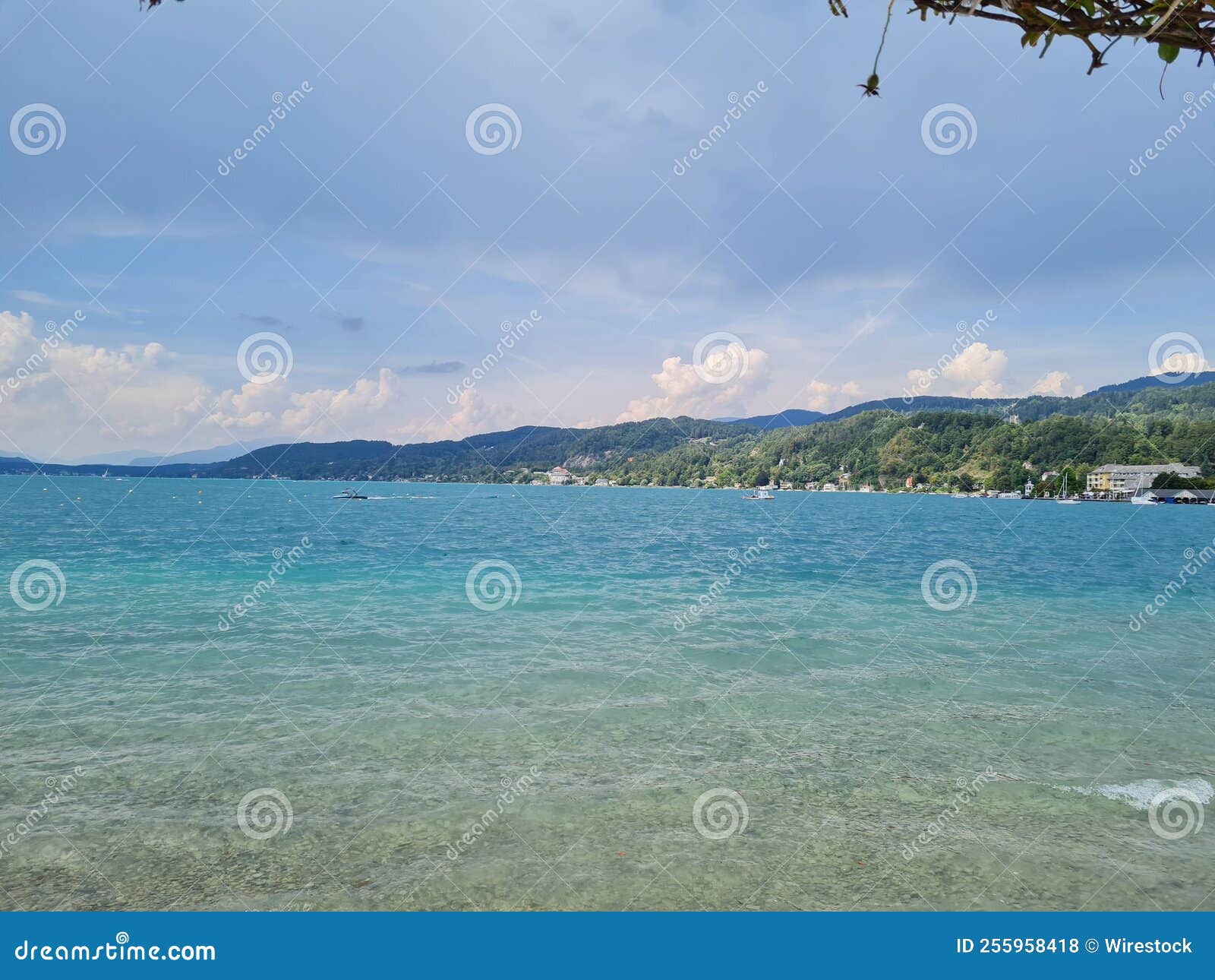 Nice View of the Blue Ocean from the Beach Stock Photo - Image of ...