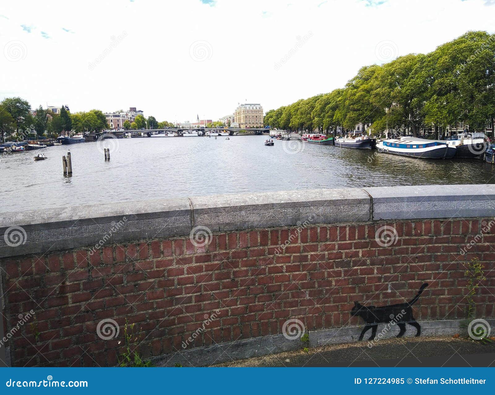 Nice View from the Bridge To the River Stock Image - Image of hungarian ...