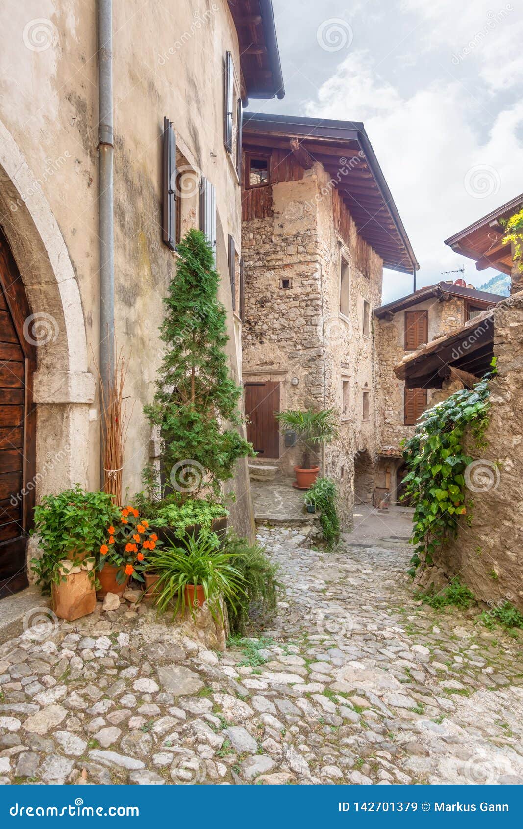 Nice view in Canale Italy stock image. Image of nice - 142701379