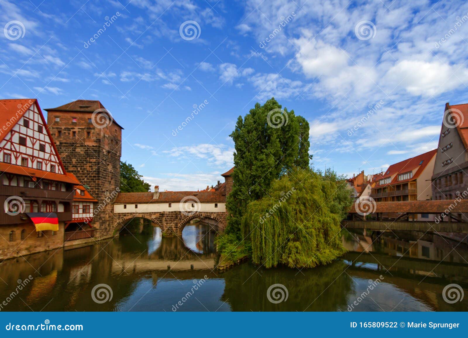 Nice View of the City of Nuremberg in Germany Stock Photo - Image of ...