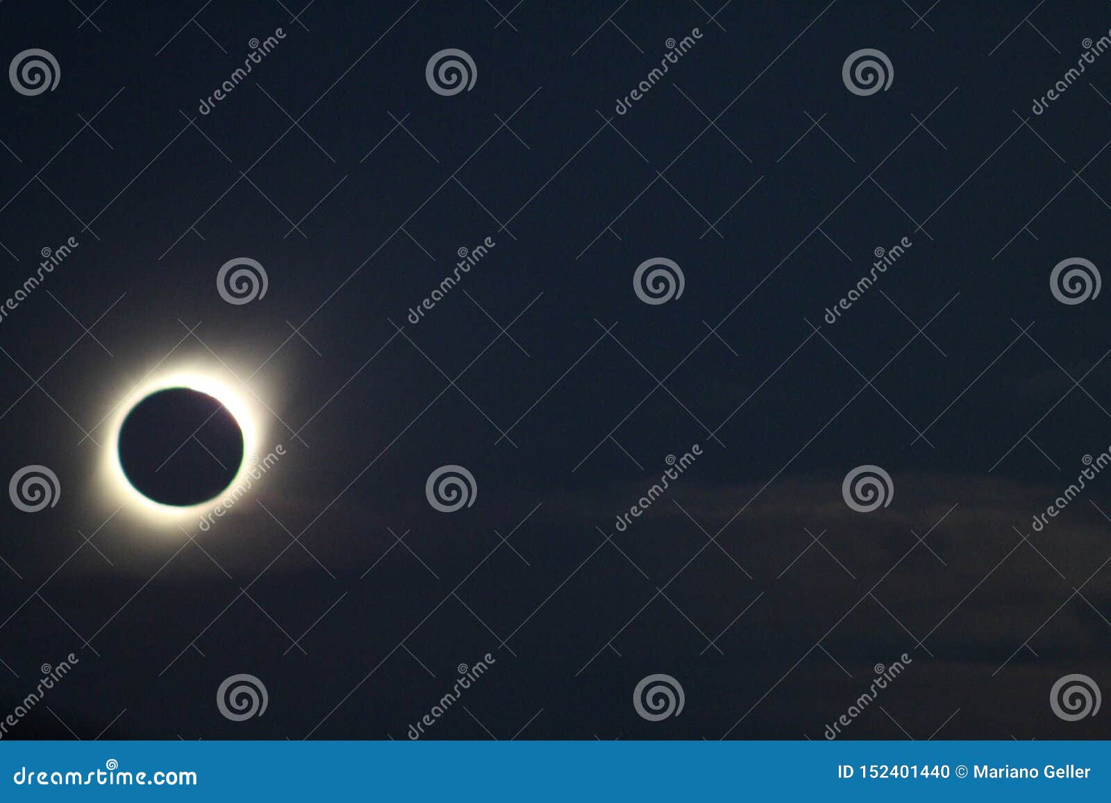 A Nice View of the Eclipse of July 2 in Argentina Stock Photo - Image ...