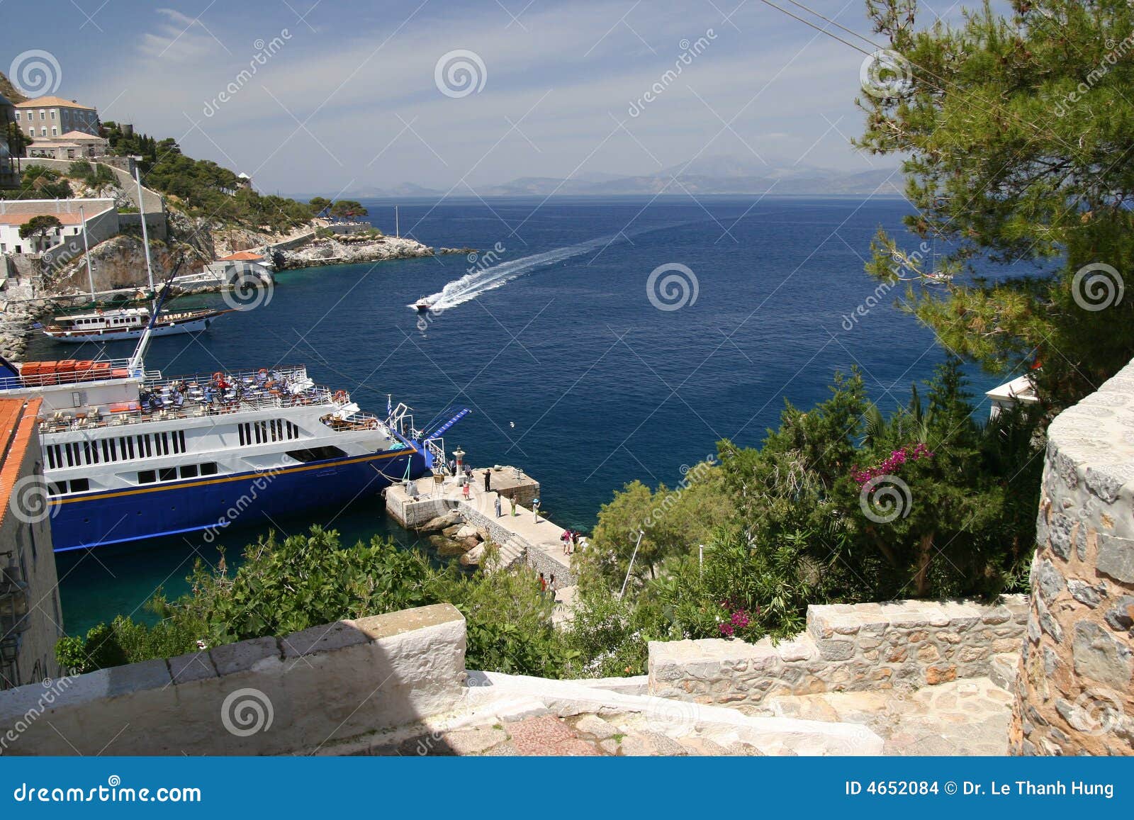 Nice View Of Hydra, Greek Island Stock Images - Image: 4652084