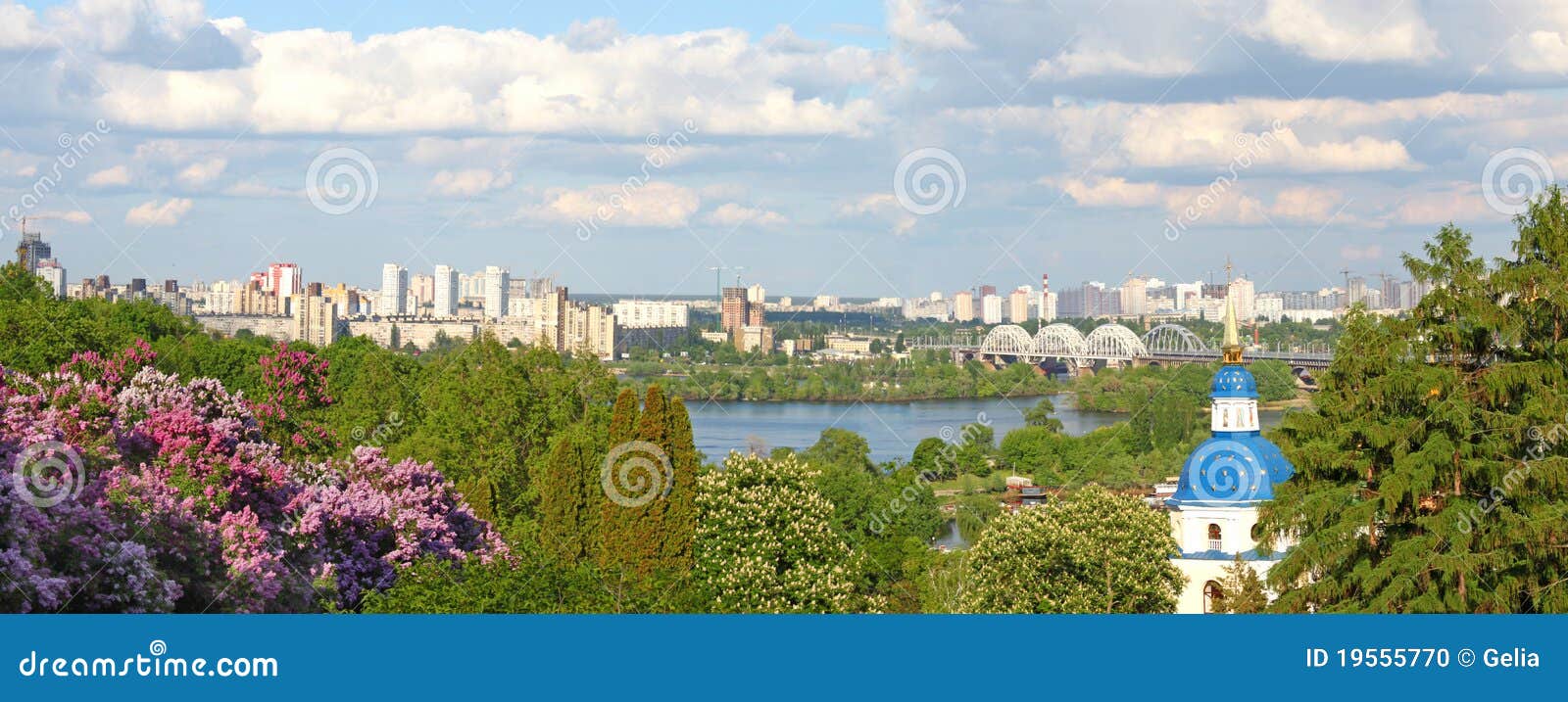Nice view of Kiev stock photo. Image of branch, large - 19555770