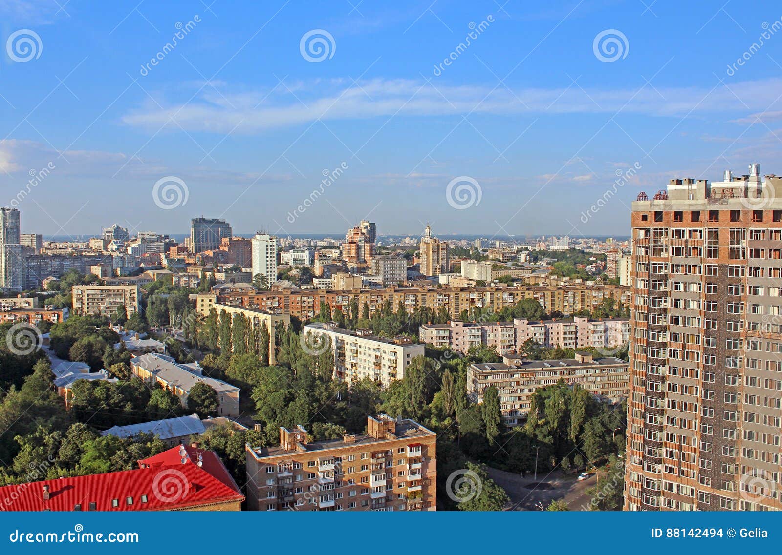 Nice View of Kyiv, the Capital of Ukraine Stock Photo - Image of ...
