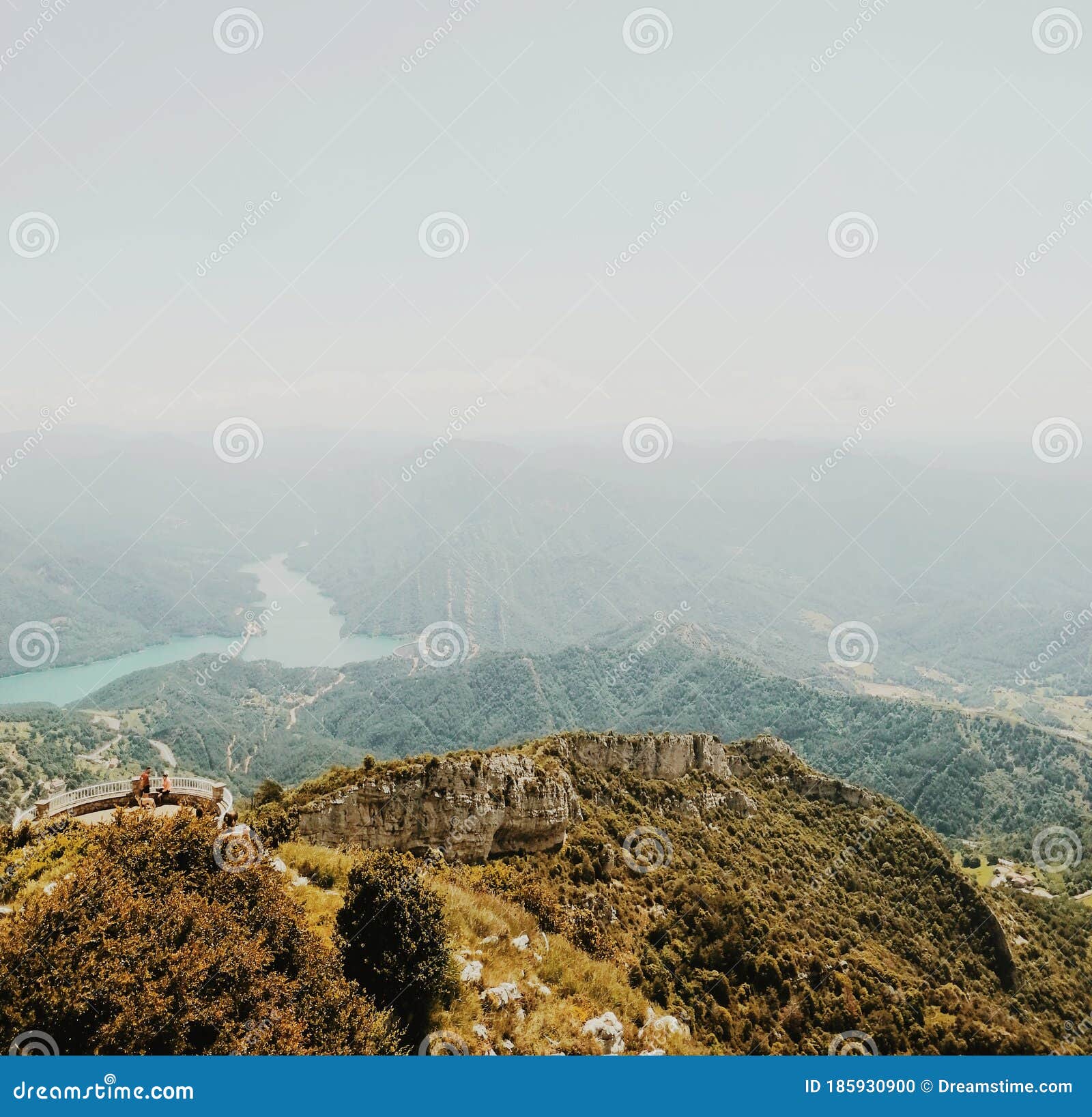 Scenary of Some Mountains and a Lake. Stock Photo - Image of view, nice ...
