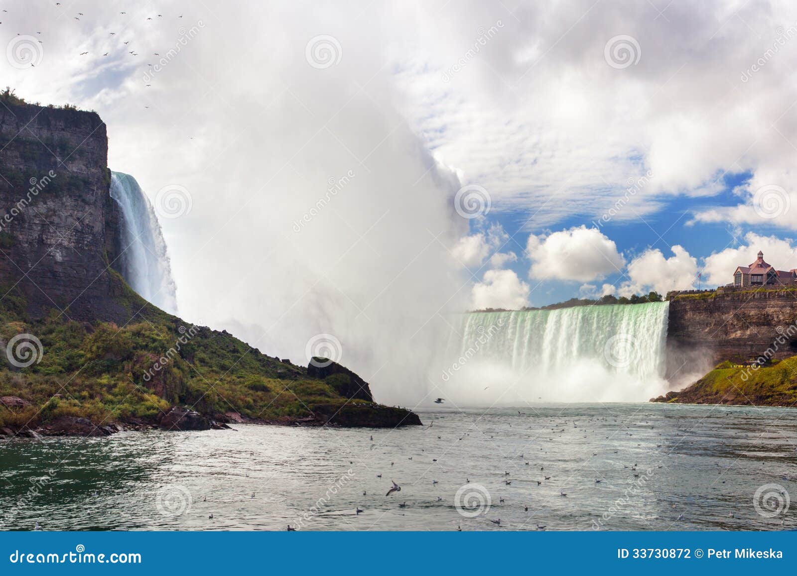 Nice view of Niagara Falls stock photo. Image of rapid - 33730872