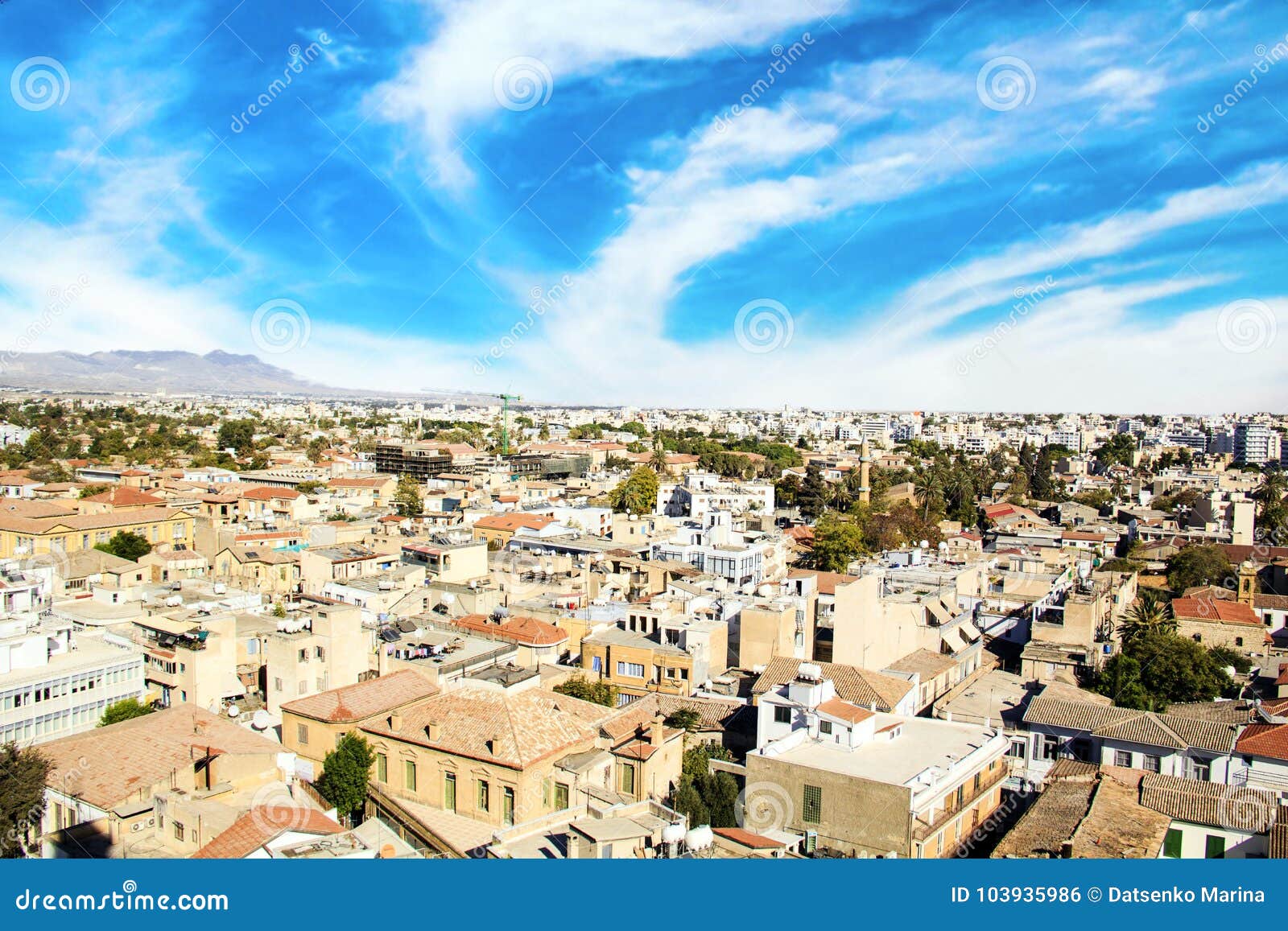 Nice View of Nicosia, Cyprus Stock Photo - Image of sunny, nicosia ...
