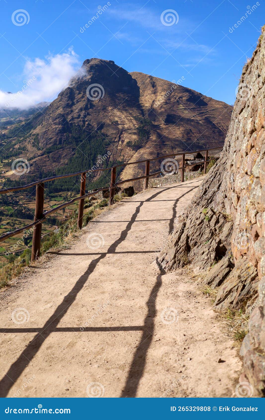 Nice View of the Pisac Ruins in Cusco Stock Photo - Image of peruvian ...
