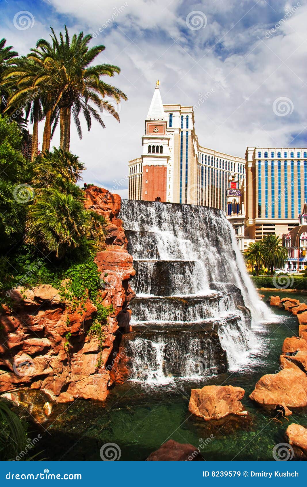 Nice view of Vegas editorial stock image. Image of architecture - 8239579