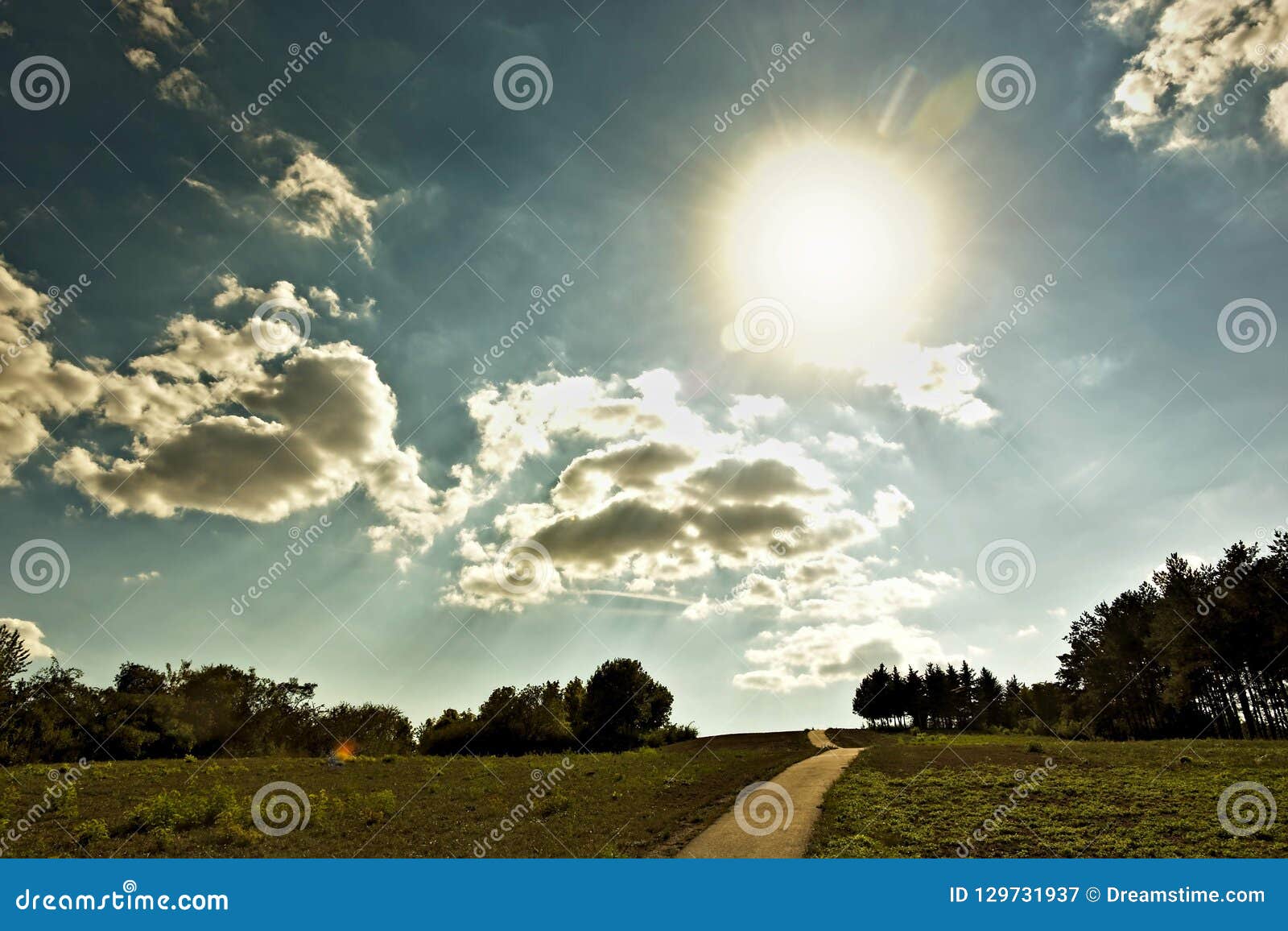 Nice View of the Way To Heaven Stock Image - Image of view, beautiful ...