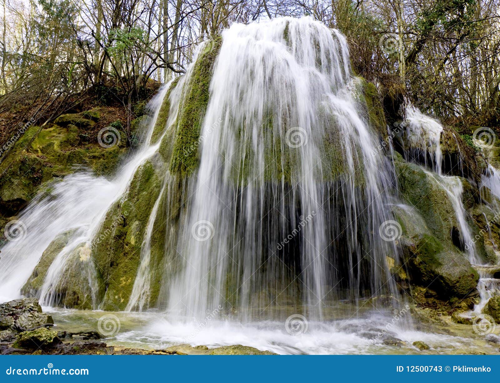 Nice waterfall stock image. Image of flow, light, beauty - 12500743