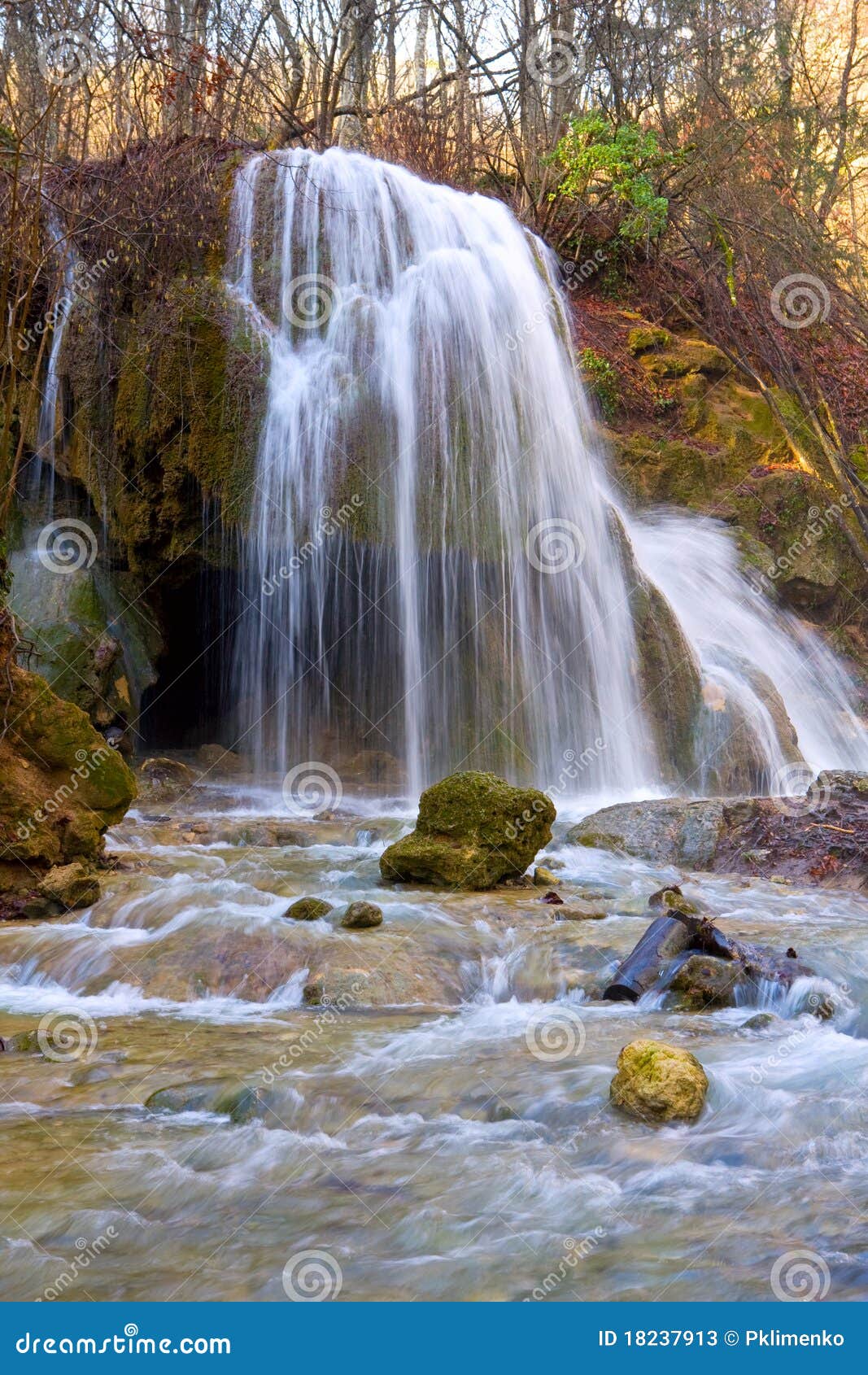 Nice waterfall stock image. Image of high, flow, peaceful - 18237913